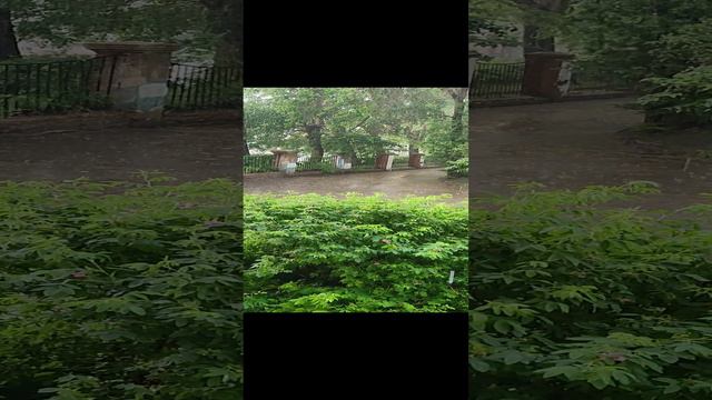 Природа и облака с дорогой