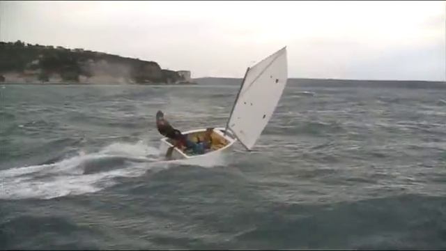 Теория судна - Сопротивление воды - Глиссирование - Dinghy Optimist