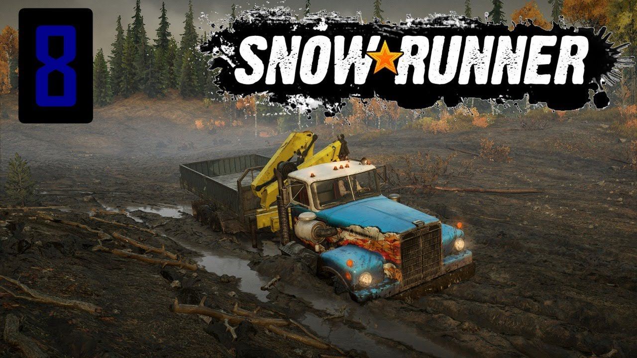SNOWRUNNER ❄ Везу длинные бревна #8