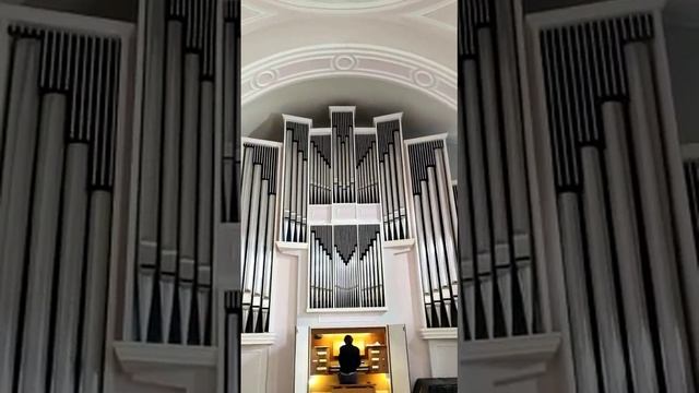 Томская филармония. Орган. Репетиция. Исполнитель Силин Макар