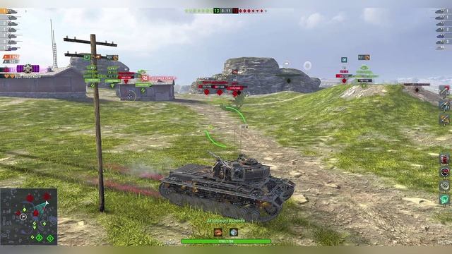 Бесбашенный режим"Космовозрождение".Caernarvon Action X.Протока.World of Tanks Blitz.
