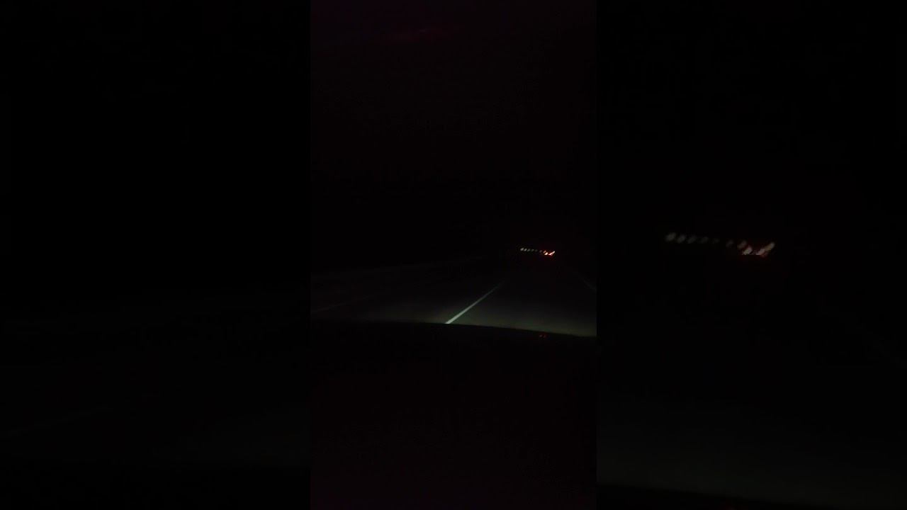 Огоньки на дороге.