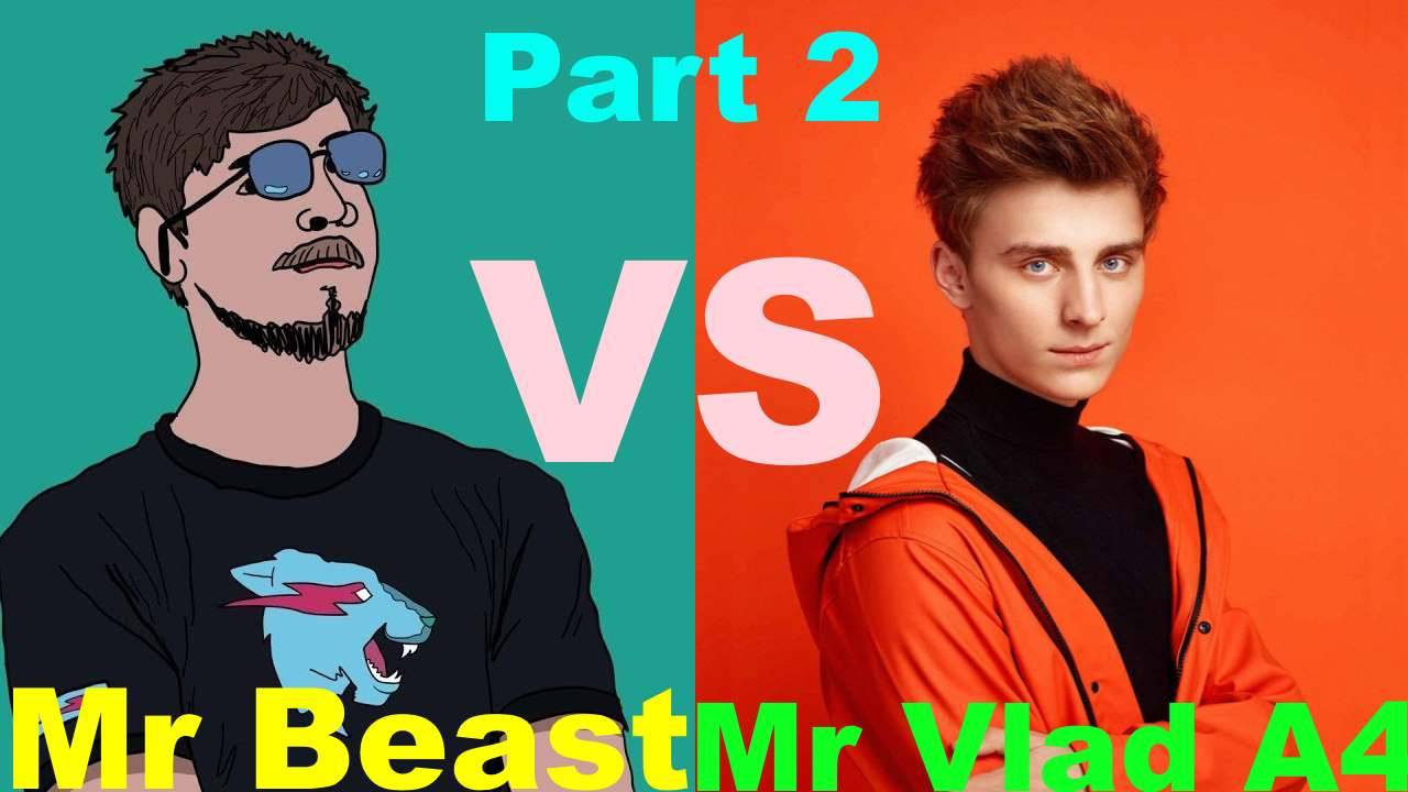 Мистер Бист vs Влада А4|Часть 2|Mr. Beast vs Vlad A4 |Part 2 #MrBeast #ВладА4 #ВладБумага