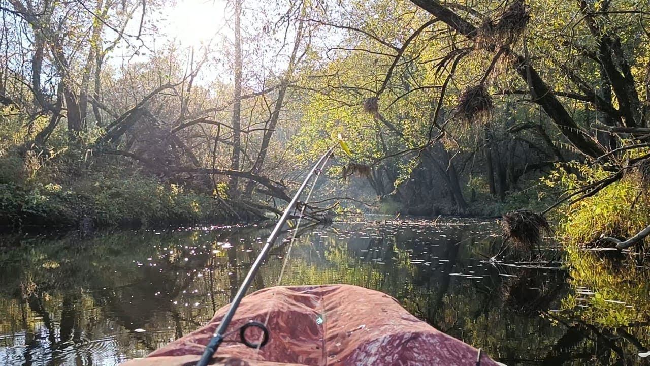 Сплав по р.Северка .Октябрь 2022 . Рыбалка, щука 1.5 кг