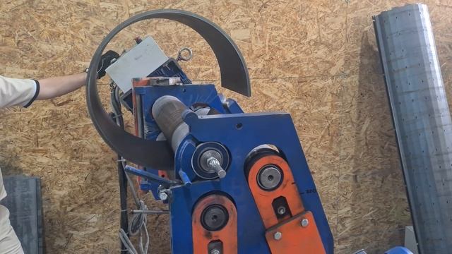 Вальцовка листового металла толщиной 10мм, Вальца