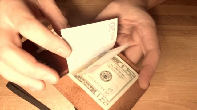 Кожаный миникошелек картхолдер Обзор