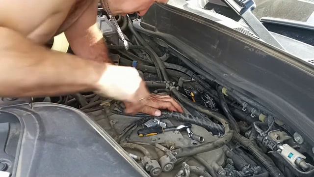 Замена свечей зажигания Honda Pilot II