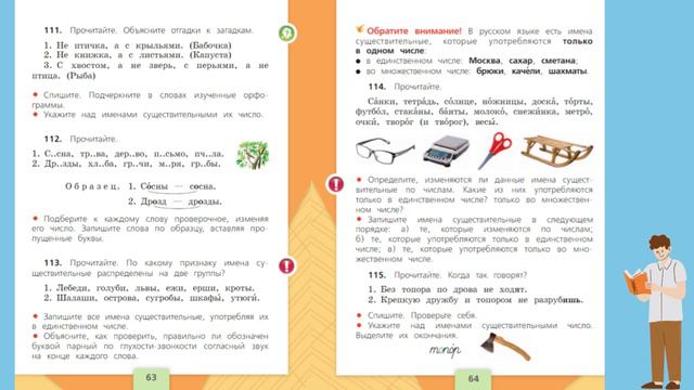 110. Единственное и множественное число