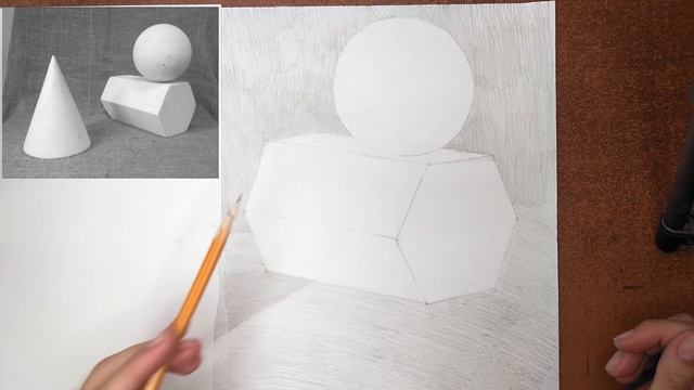 Натюрморт из гипсовых тел Урок 2.mp4