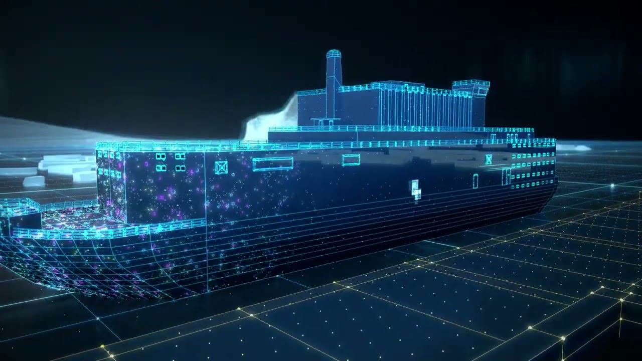 Анимационное видео для голографической презентации Атомэнергомаш