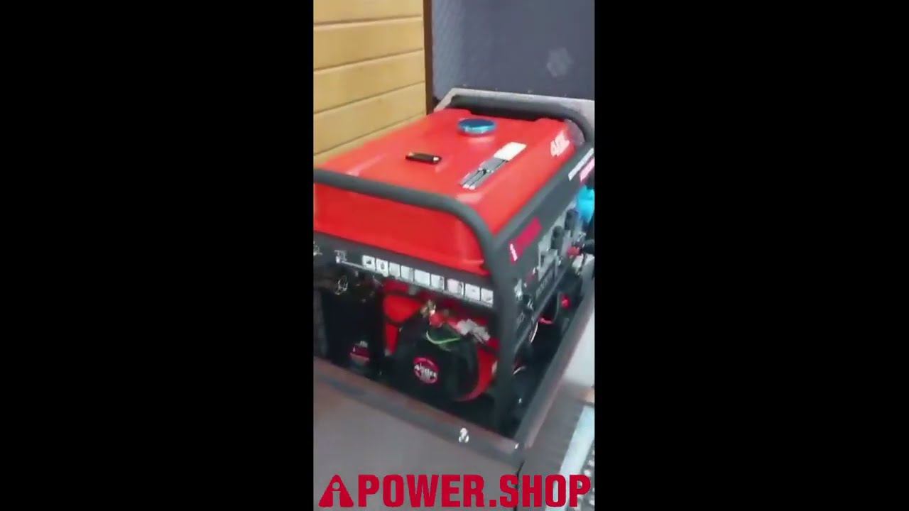 Монтаж резервного генератора для дома в кожухе с автозапуском A-iPower a8500ea. (Старое село)