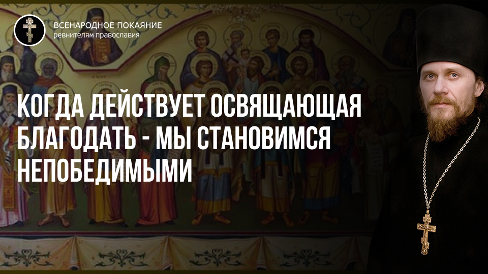 Миссия святости ОСВЯЩАЮЩЕЙ благодати. За Русь святую, самодержавную и ее ЦПЦ 2022.06.19