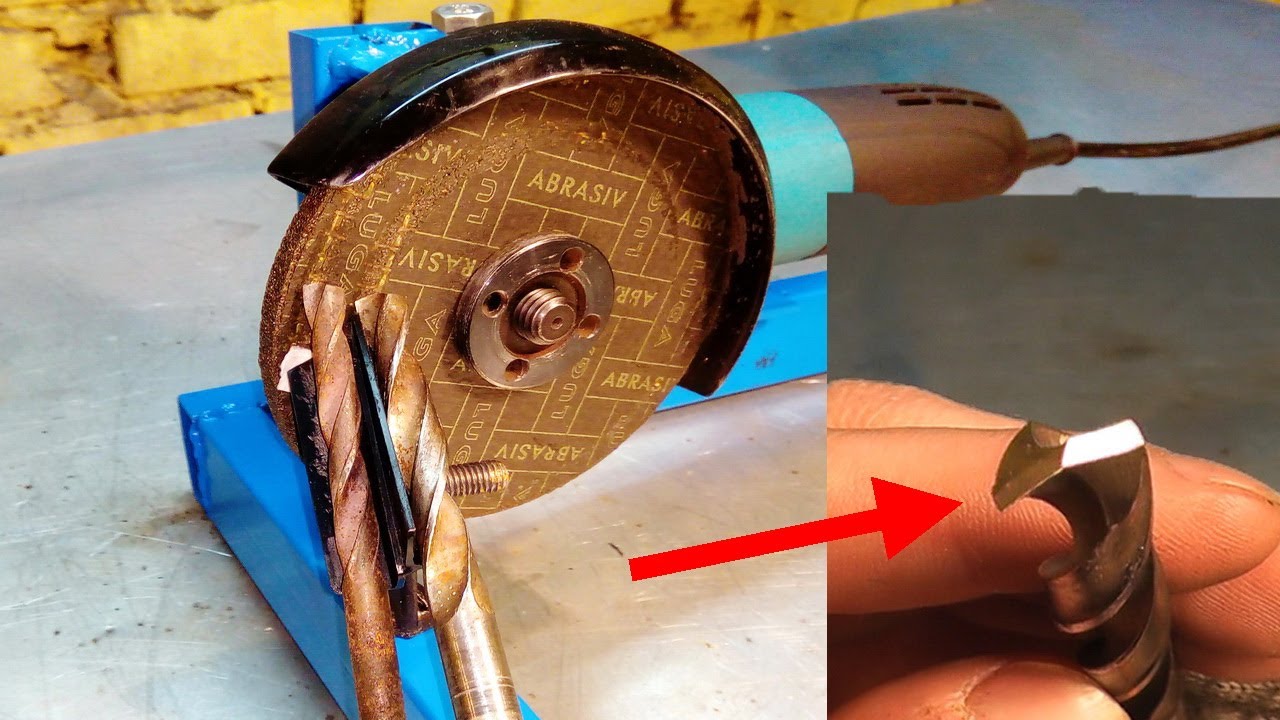 СДЕЛАЛ СТАНОК ДЛЯ ЗАТОЧКИ СВЕРЕЛ СВОИМИ РУКАМИ. СВЕРЛА КАК ИЗ МАГАЗИНА.mp4