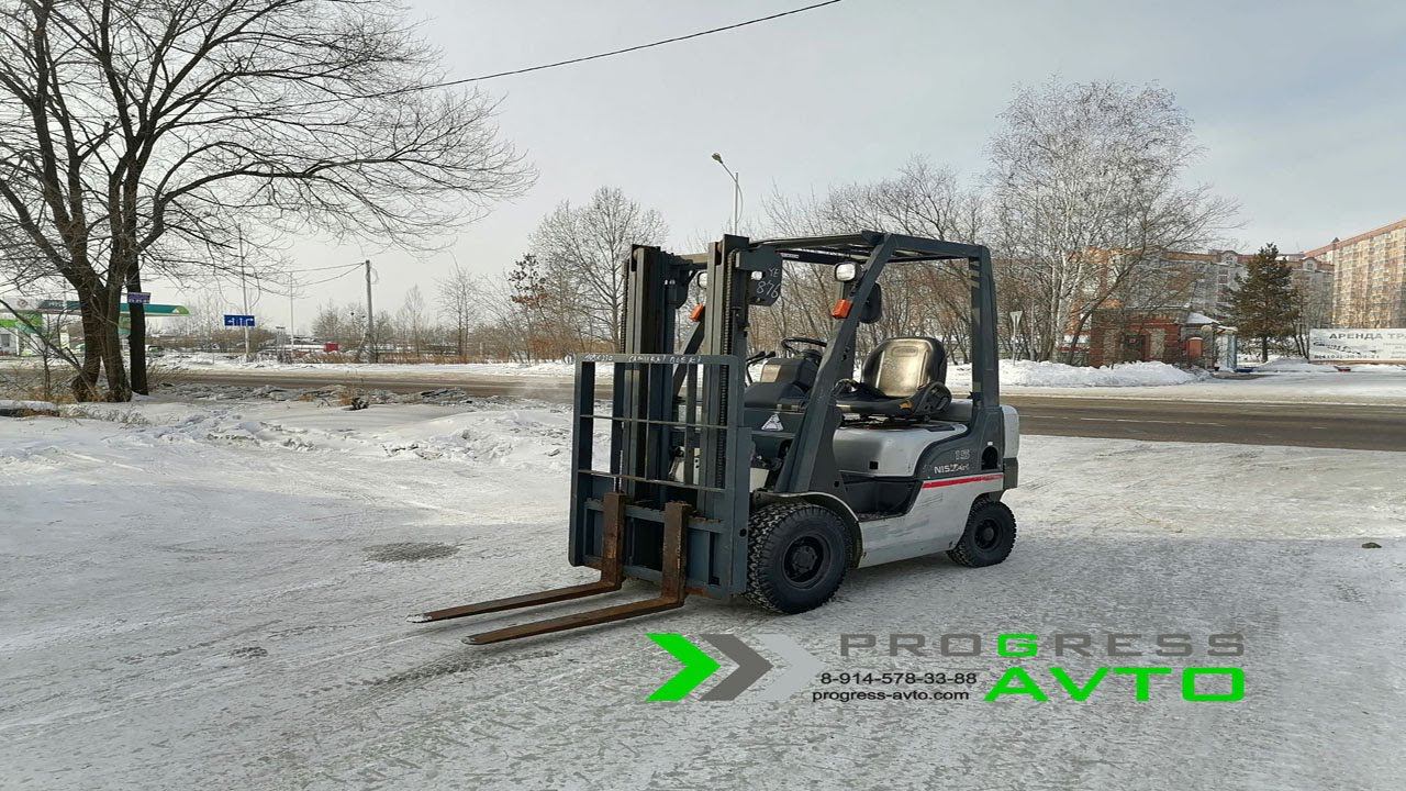 Обзор вилочного погрузчика 1.5 тонн NISSAN NL01A15D Благовещенск Амурская область ПРОГРЕСС АВТО