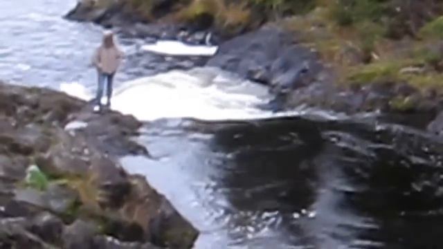 Карелия. Водопад Кивач.