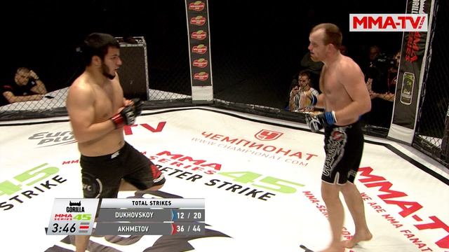 ММА Серия-45: Peter Strike | Юрий Духовской (Россия) - Леонард Ахметов (Россия)