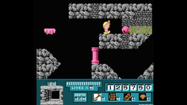 Dendy (Famicom,Nintendo,Nes) 8-bit Digger The Legend of the Lost City Cavern 5 Прохождение