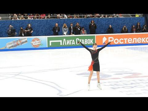 Майя Хромых: реакция Тутберидзе на произвольную программу, Чемпионат России 2022