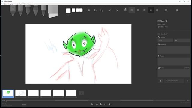 Обзор программы Storyboarder