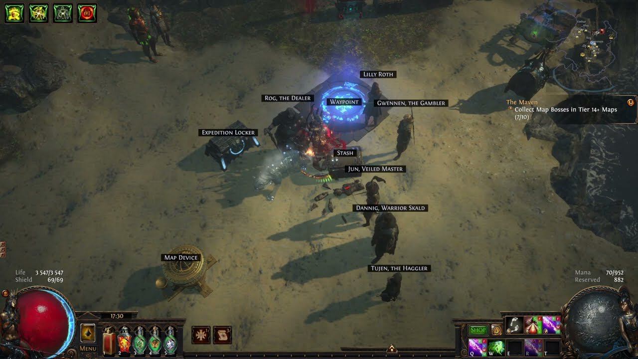 Path of Exile 3.23. Бегаем мапки на Lightning Arrow #17