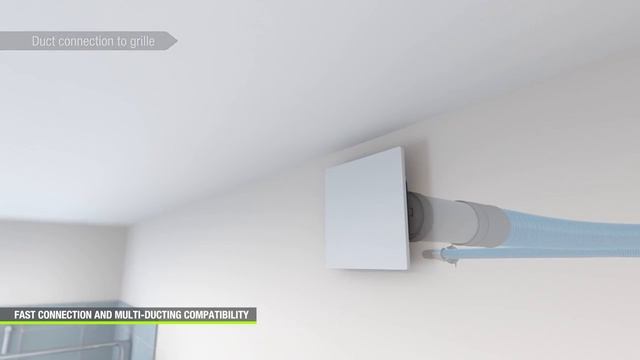 Монтаж вытяжных блоков Aldes EasyHOME ® PureAIR.