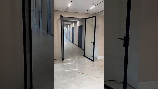 Трендовые алюминиевые межкомнатные двери Frame