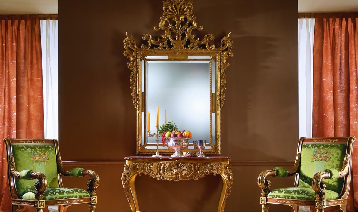 Зеркало венецианское в интерьере