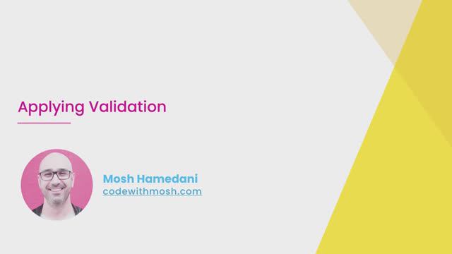 6-7- Applying Validation