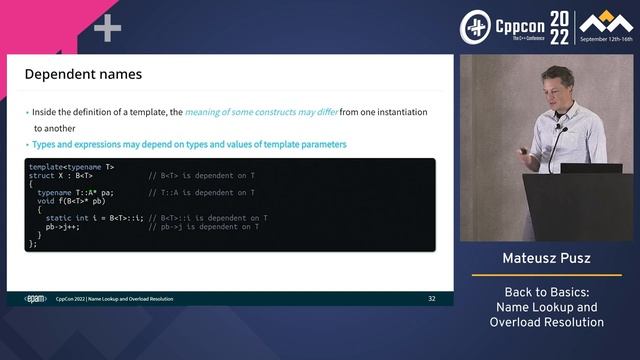 Back to Basics - Name Lookup and Overload Resolution in C++ - Mateusz Pusz - CppCon 2022(1)