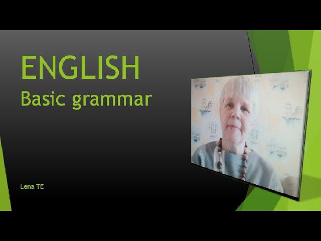 Basic grammar. Lesson 12. Questions - part I (to be, modals)