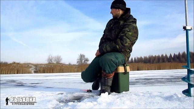 Зимняя рыбалка на водоёеме UBZ с другом. Часть 2