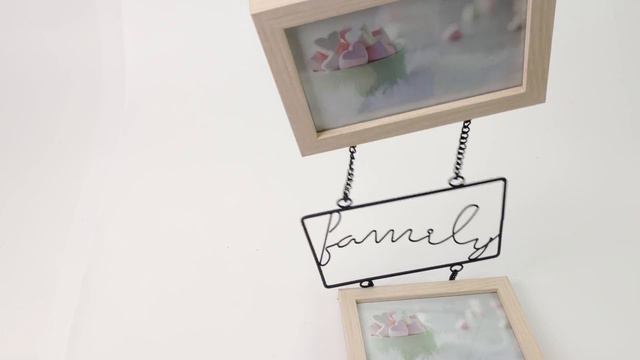 Настенная мультирамка BB-7070 2 фоторамки 10x15 см, FAMILY