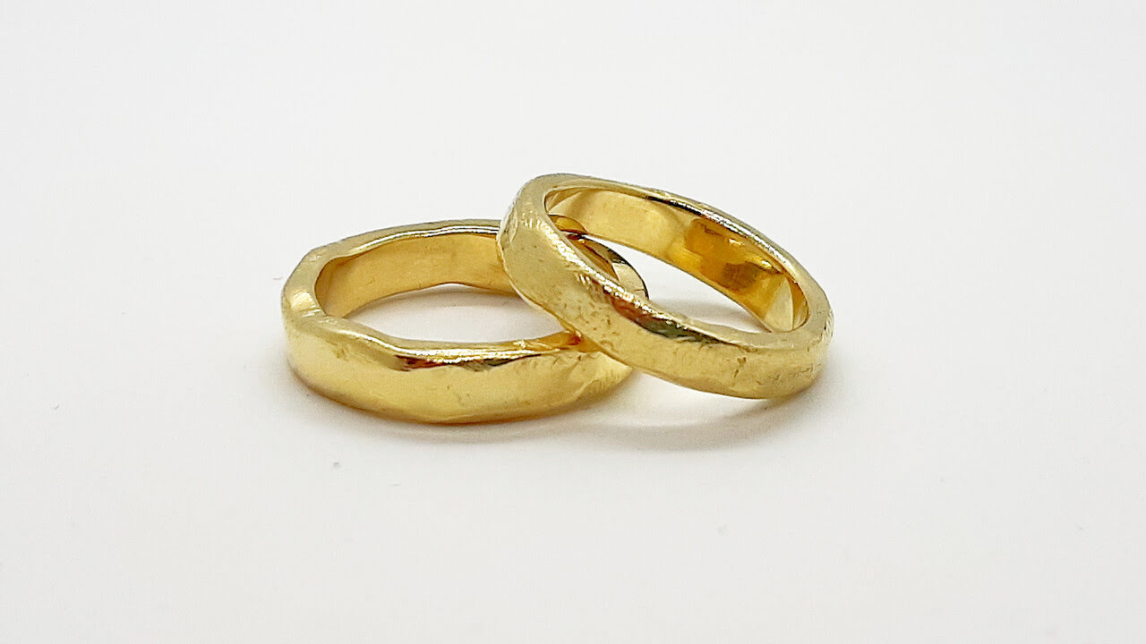 Кованные обручальные кольца