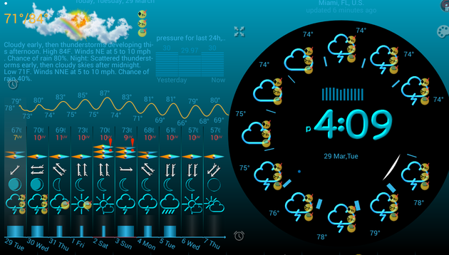 Самый точный прогноз погоды-eWeather-HD. Как пользоваться!Как настроить виджет.