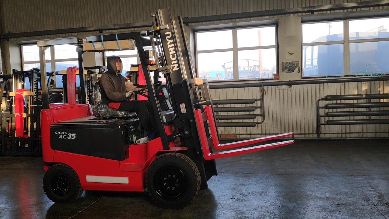 Электропогрузчик Nichiyu FB35 страна производства Япония, завод митцубиси логиснэкст