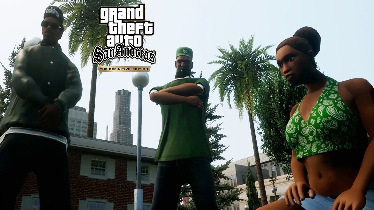 Grand Theft Auto San Andreas The Definitive Edition - Серия 01. Обновлённая ГТА