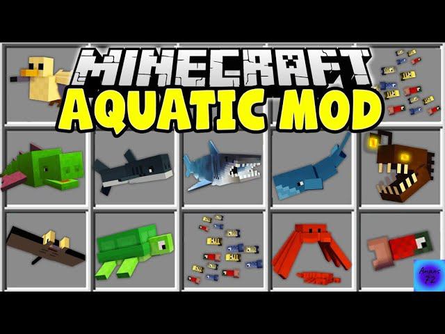 МЕГА СЕКРЕТНЫЕ РЫБЫ в МАЙНКРАФТЕ/Minecraft Mods