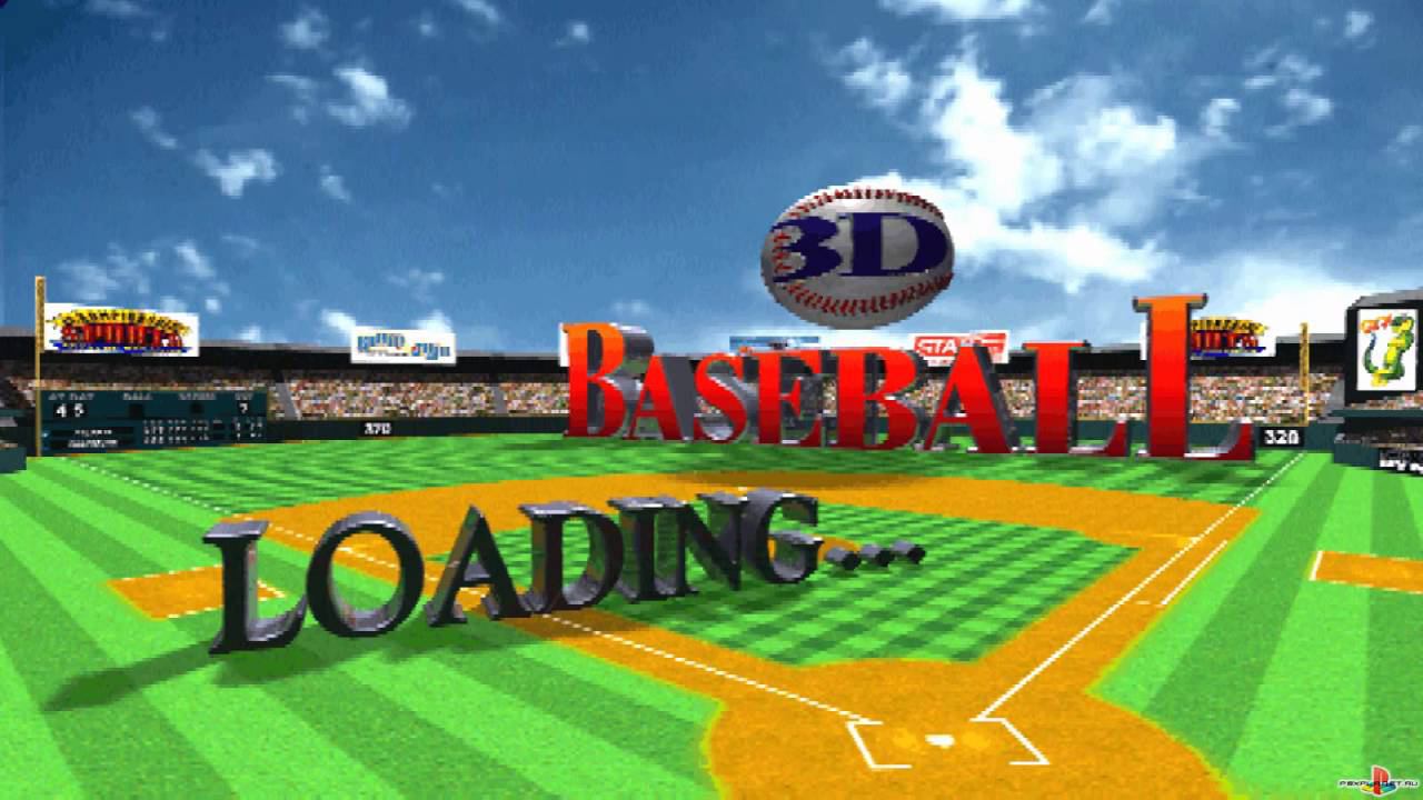 (PSX) 3D Baseball (SLUS-00066) Intro & GamePlay