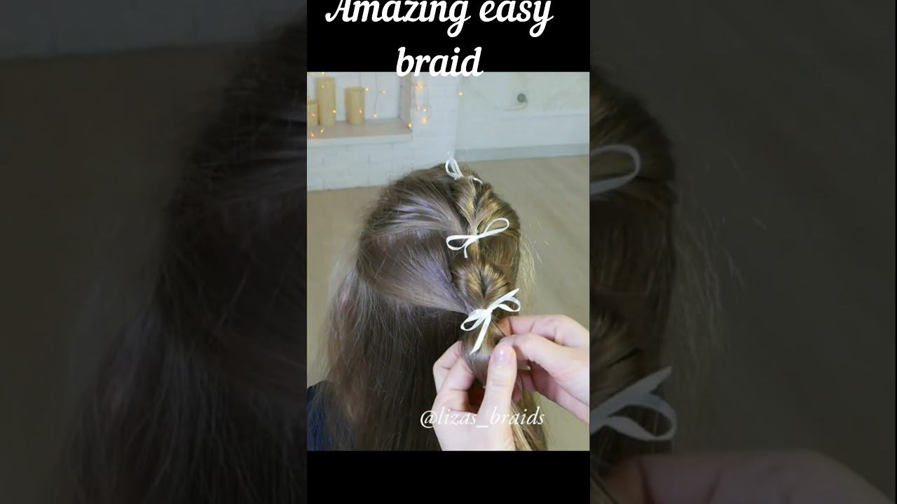 Amazing easy braid So beautiful! So simple!