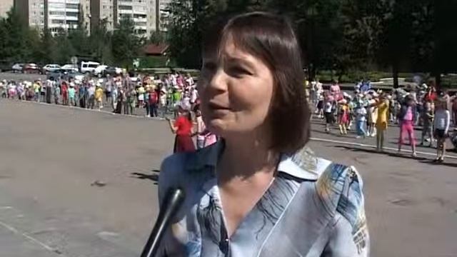Репетиция на площади Ленина к Дню защиты детей. Июнь 2010 год.