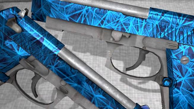 Моделирование Dual Berettas - 3D - Blender