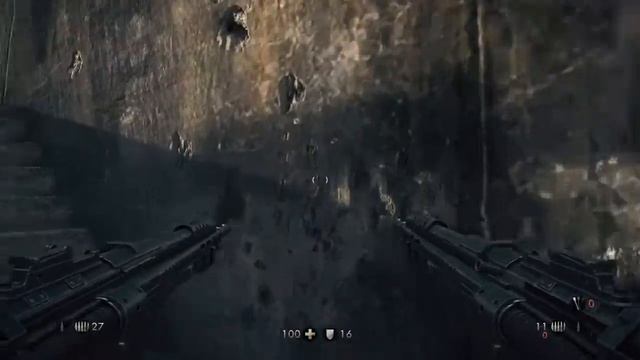 Видеопрохождение Wolfenstein: The New Order на PlayStation 4. Часть 1. (Снято в 2017 году)