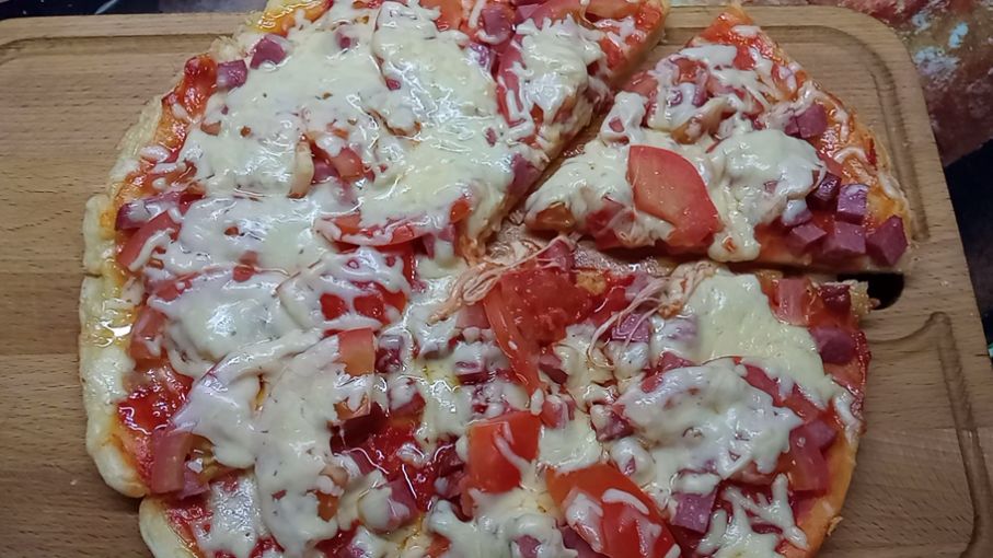 Пицца на сковороде