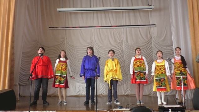 Ансамбль 6-х классов "Дочки сыночки" / "Во кузнице" / Конкурс "Народные узоры" / 12.02.2021