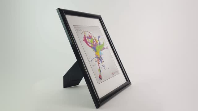 Фоторамка из пластика со стеклом Platinum Jw110-9 Милан Чёрный 21х30