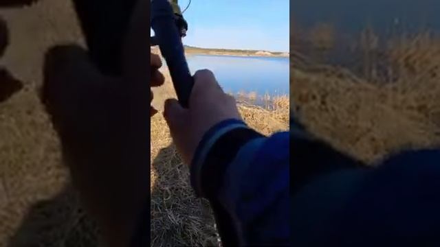 1 часть.Рыбалка на дым тамакском карьере