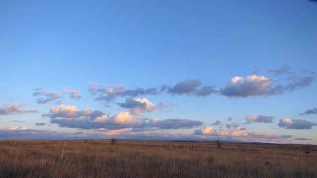 таймлапс облака.