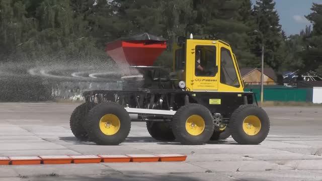 Разбрасыватель минеральных удобрений «РУБИН» РМУ-850ГП1.mp4