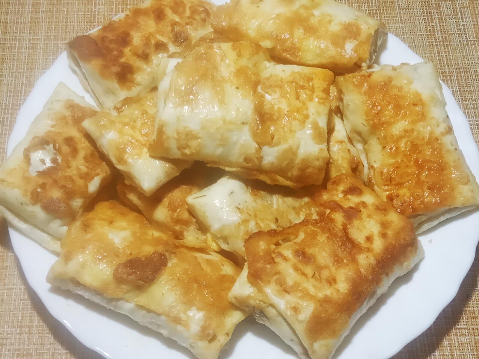 Рулетики из лаваша на завтрак. Наташина кухня