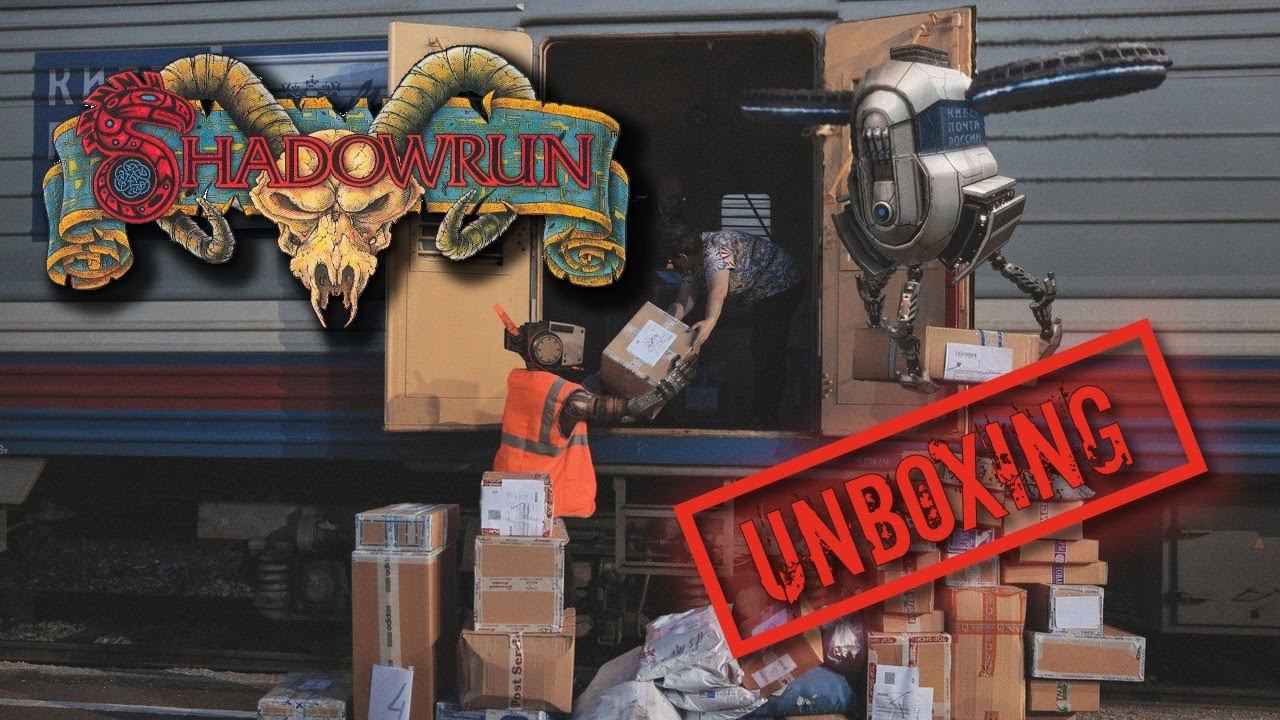 Shadowrun: распаковка посылки с Ebay.